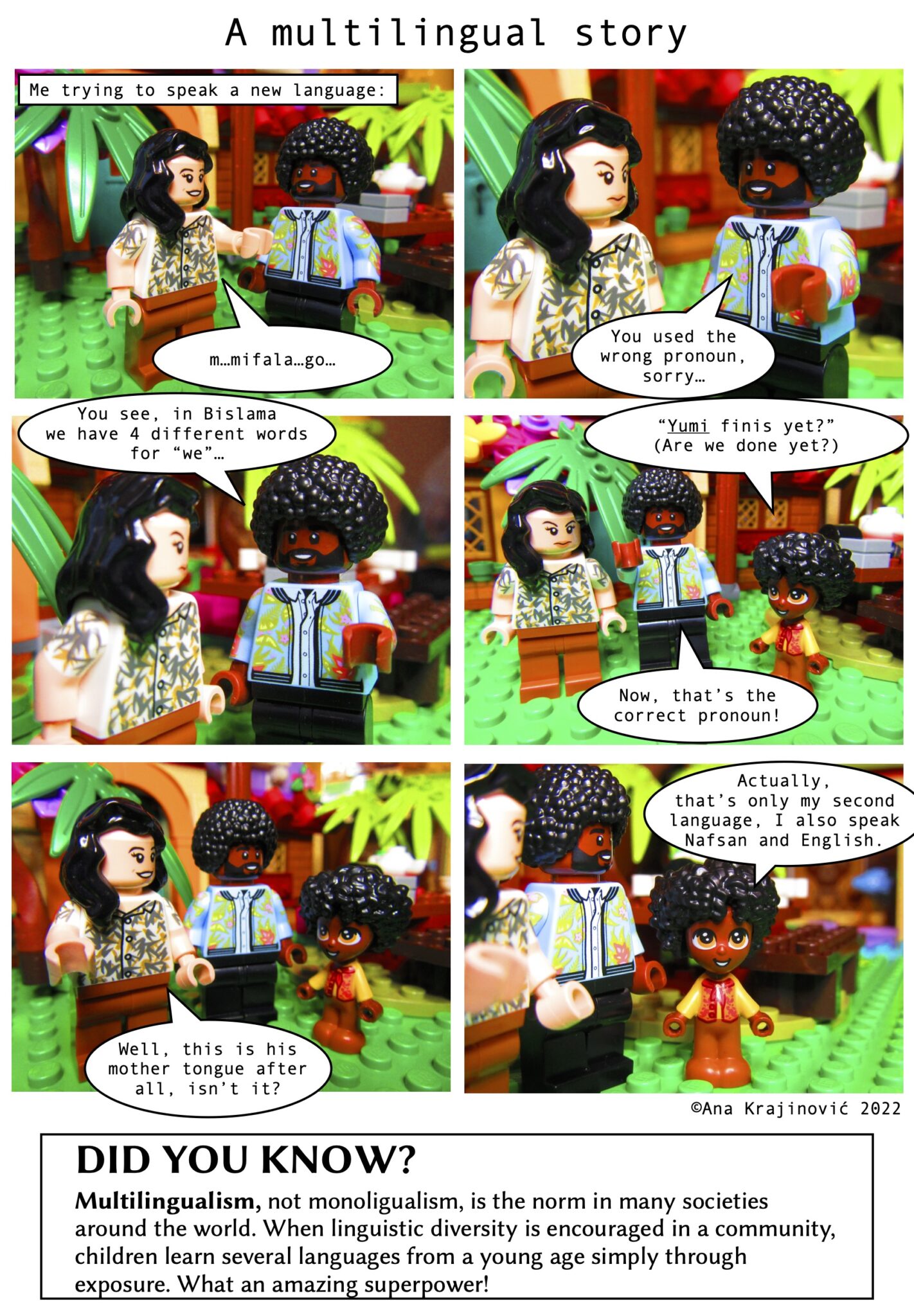 A comic about being multilingual – Ana Krajinović